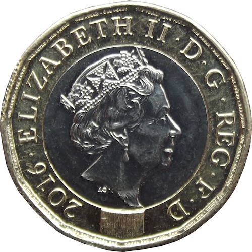 2016 One Pound Check Your Change